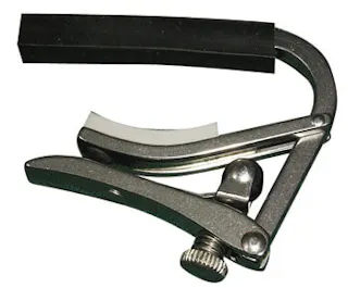 Banjo capos and spikes available at Eagle Music Shop.
